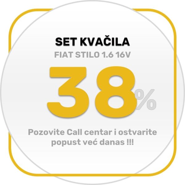Set kvacila Fiat Stilo 1.6 16v - Akcijska cena | Lefindes