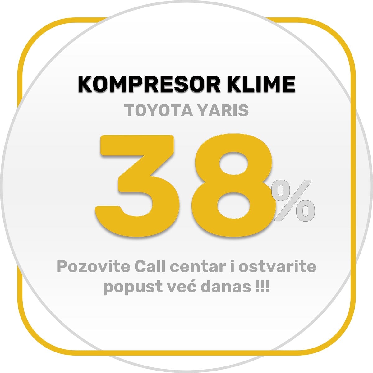 Kompresor klime Toyota Yaris - Akcijska cena | Lefindes